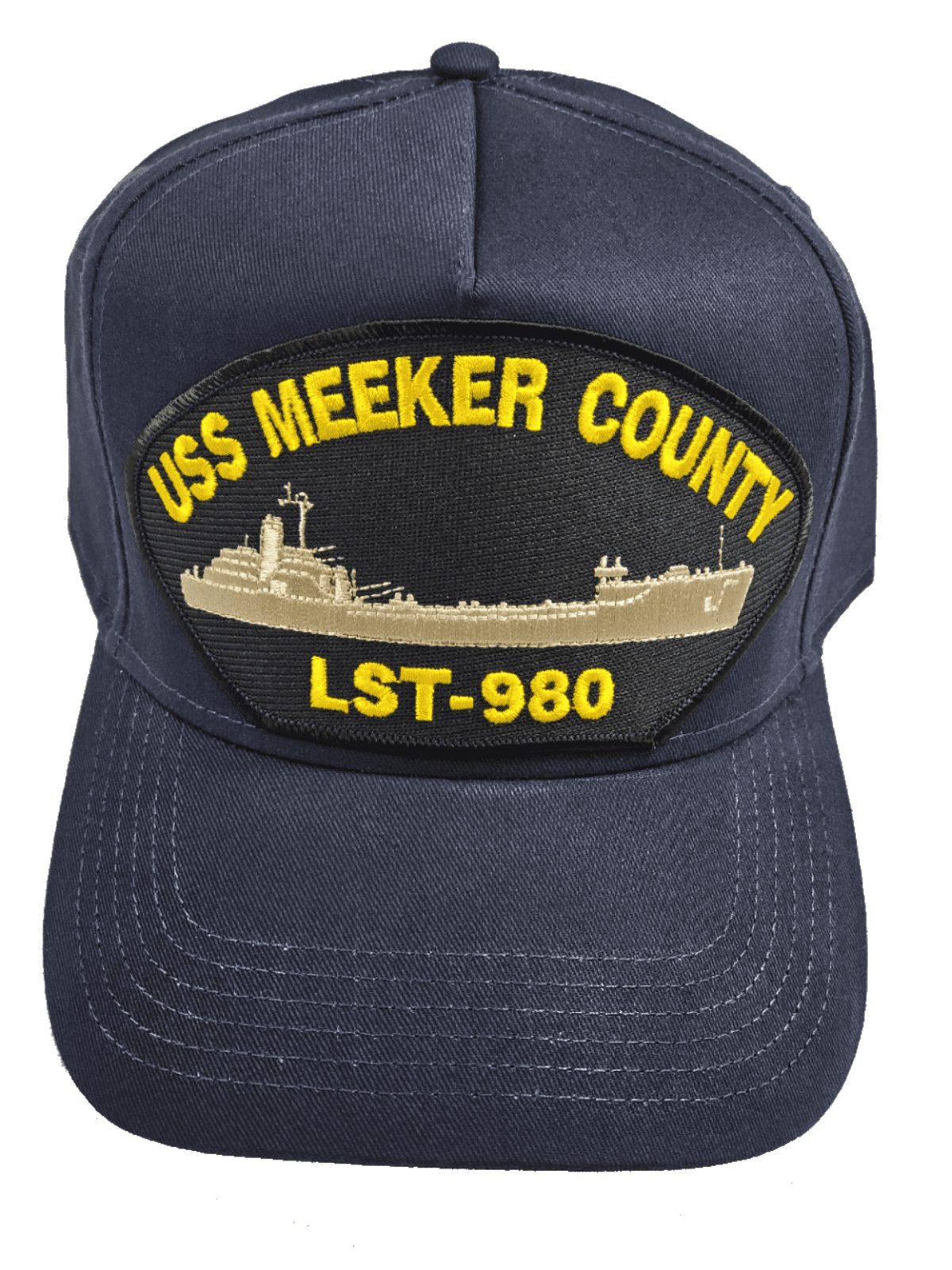 USS Meeker County LST-980 Ship HAT - Navy Blue - Veteran Owned Business ...