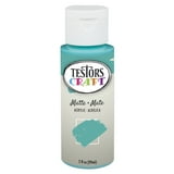 6 Pack, Turquoise, Rust-Oleum Testors Craft Matte Acrylic Paint- 297419 ...