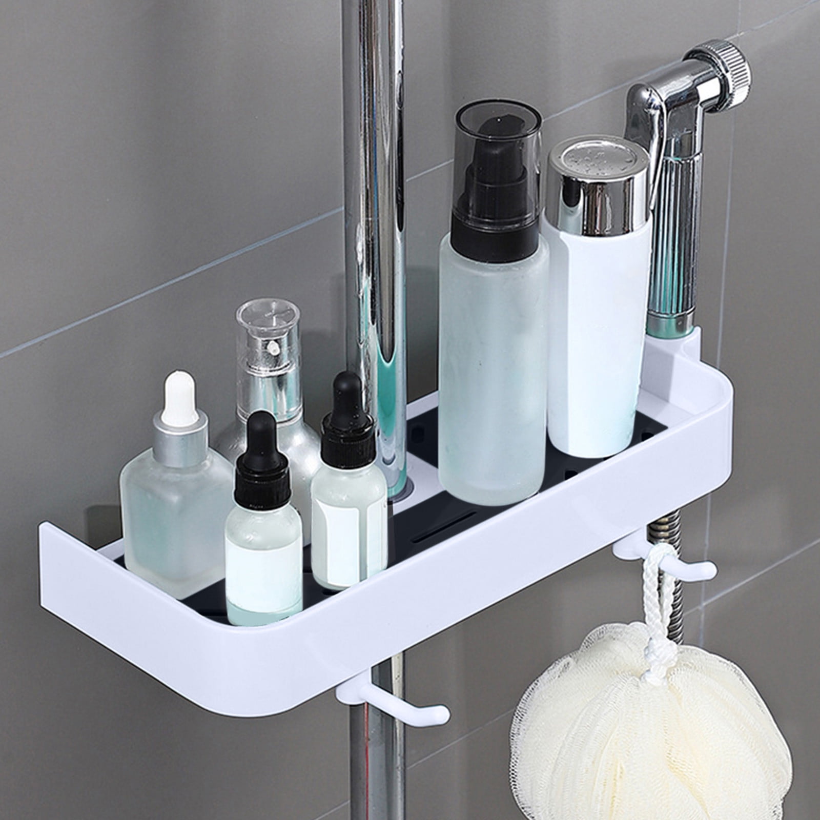 Click here for Rwvbm Shower Caddy Shelf For Shower Rod Punch-On I... prices
