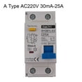 Minxio MCB RCCB RCD Type A/AC RCBO DPNL Residual Current Circuit ...