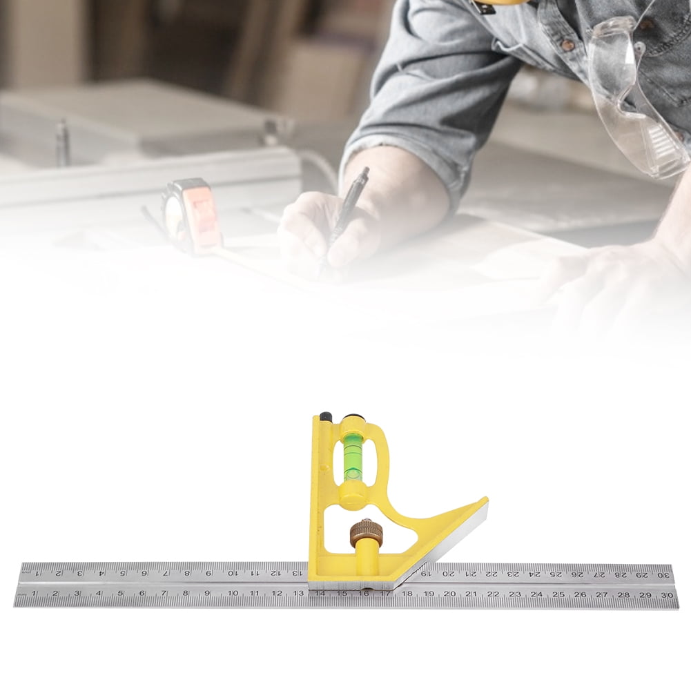 Escuadra combinada ANGGREK ajustable de Acero inoxidable 90 grados 45 ...