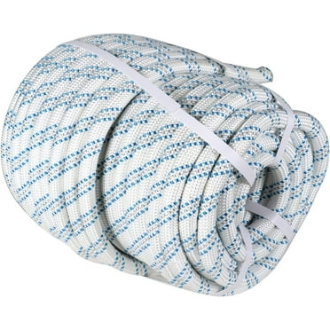 Blue Ox Rope 12- Strand Polyester Arborist Climbing Rope 1/2" x 150 ft ...