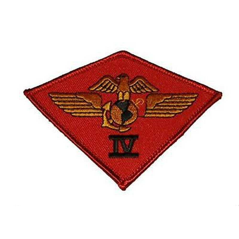 USMC FOURTH IV 4TH MAW MARINE AIRCRAFT WING PATCH RESERVE MARFORRES ...