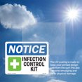 Infection Control Kit OSHA Notice Aluminum Sign 14 Inch x 10 Inch - 5 ...