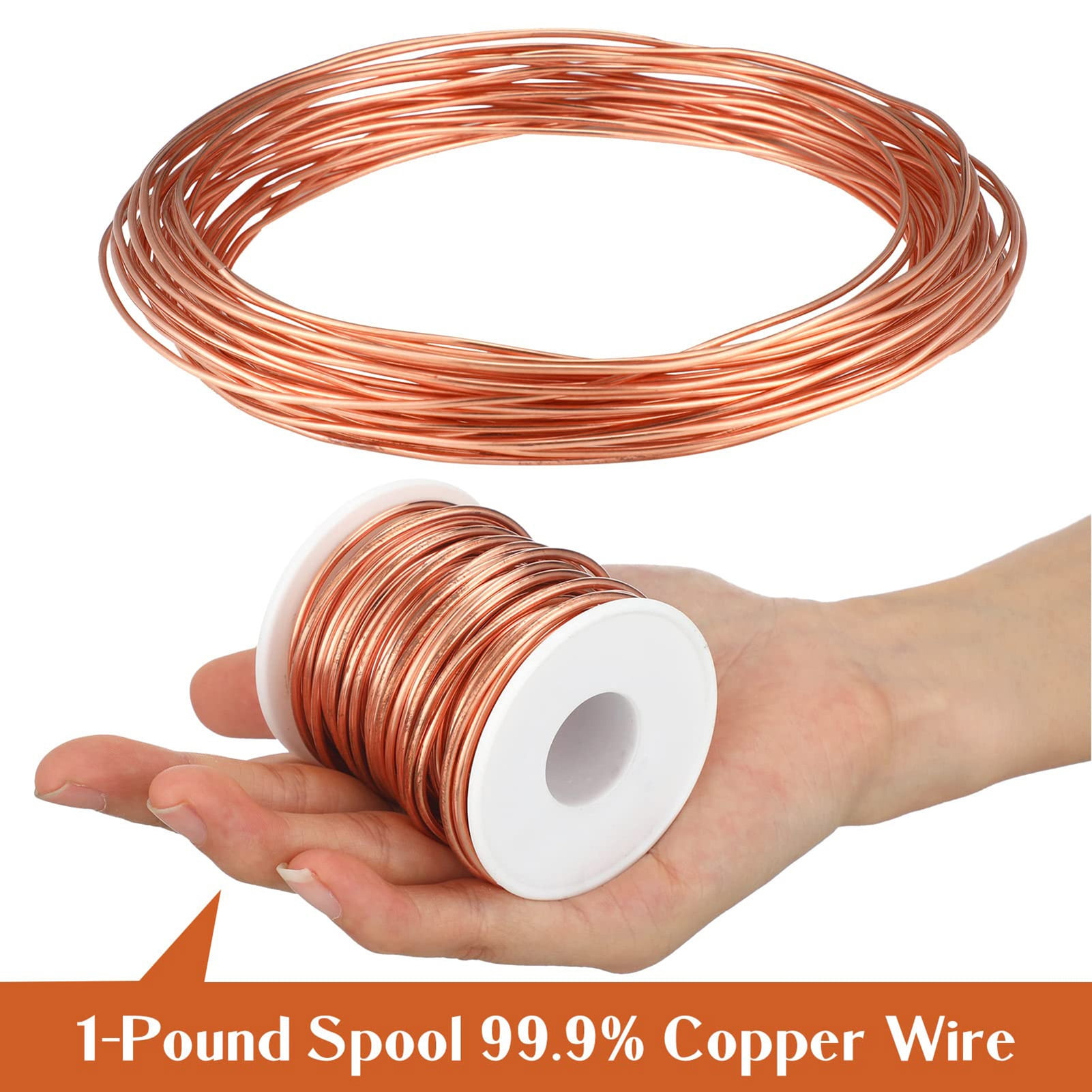 Washranp Crafts Copper Wire,Easy to Cut Flexible Jewelry Making Beading ...