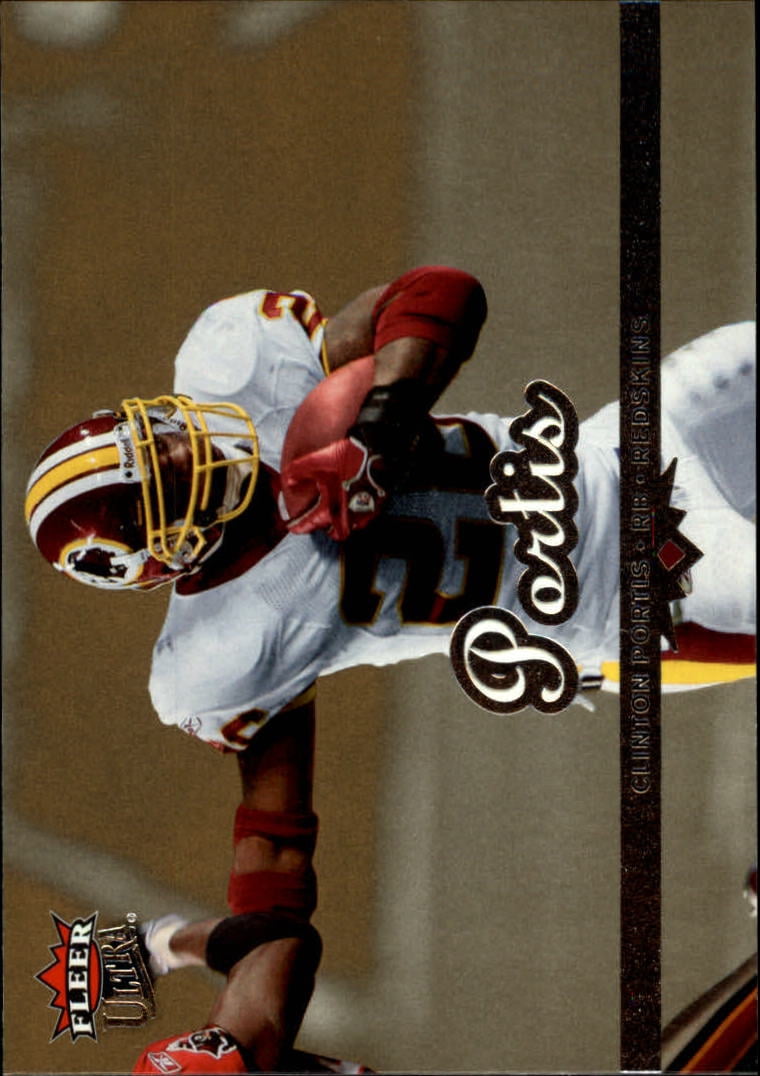 2006 Ultra Gold Medallion #197 Clinton Portis NFL Football Trading Card ...