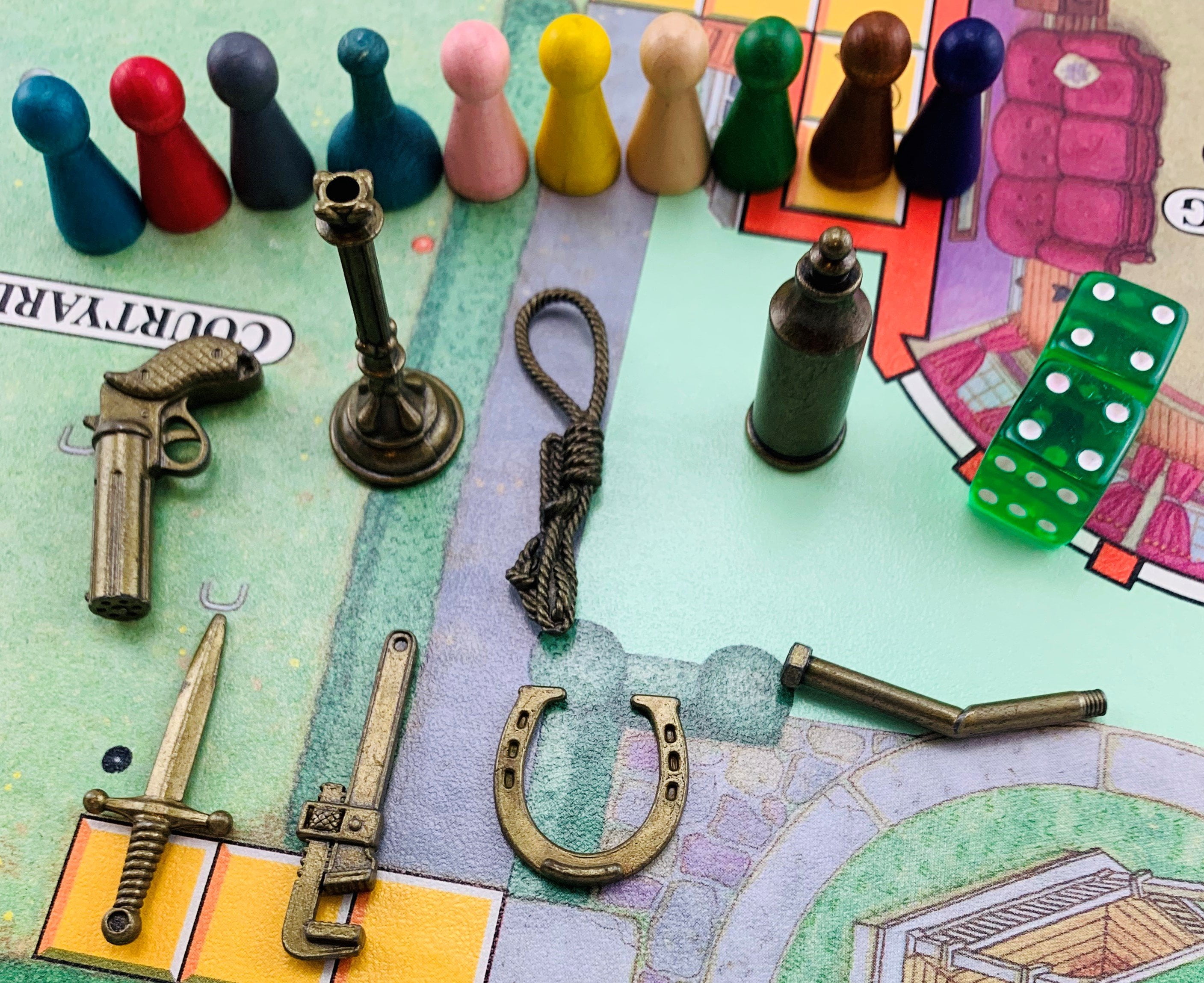 Clue Board Game Pieces