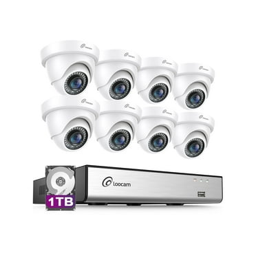 ZOSI 8CH 1080p HD Outdoor Wired Security DVR Recorder, 2TB HDD, 8 2MP ...