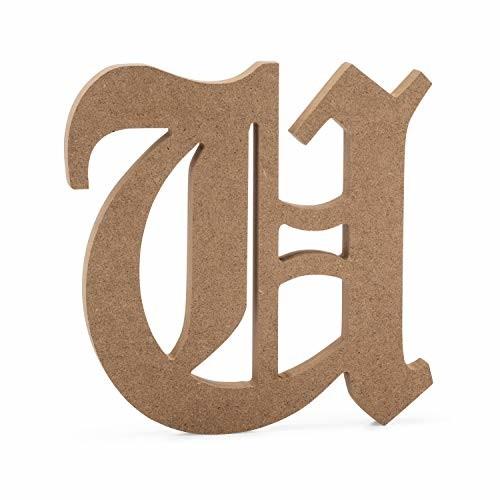 6" Old English Wooden Letters - Premium MDF Wood Wall Letters - Walmart.com