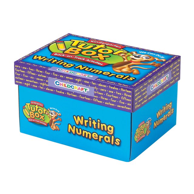 Childcraft Math Kindergarten Tutor Box Writing Numerals - Walmart.com