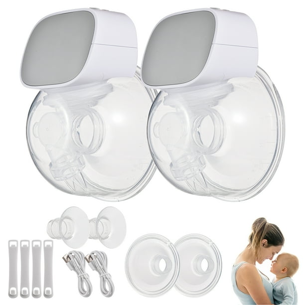 Extractor de leche eléctrico 2 extractores de leche eléctricos portátiles, silenciosos ...