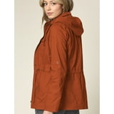Free Shipping! Made by Johnny Women's Pop of Color Anorak Parka Jacket ...