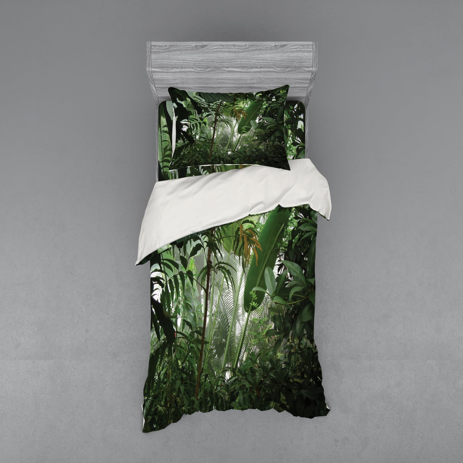 Rainforest Duvet Cover Set, Tropical Rainforest Preservation Humidity ...