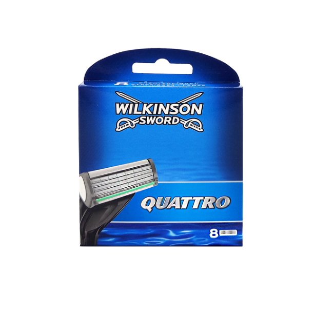 Wilkinson by Schick Quattro Refill Blade Cartridges, 8 count - Walmart.com