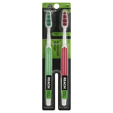 Reach Advanced Design Soft Value Pack Adult Toothbrushes, 2 Count ...