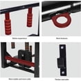 Pull Up Bar Wall Mounted Chin Up Bar Multi-Grip Full Strength Workout ...