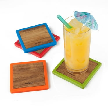 Wilson Birch Wood Coasters: 3.5 to 4 inches, 4 pieces - Walmart.com