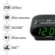 SHARP AM/FM Clock Radio, Wake to Alarm or Radio, Dual Alarms, LED Green ...