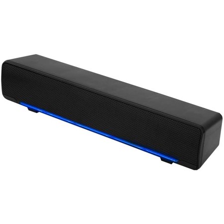 Soundbar, Mini Soundbar with USB and 3.5mm Audio Plug Bass 3D Stereo ...