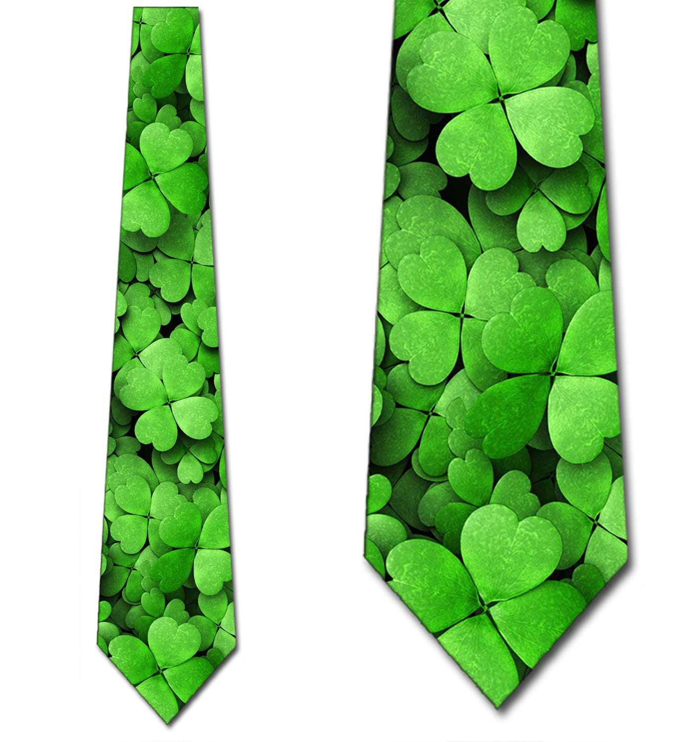 St. Patrick's Day Ties Mens Clover Necktie by Three Rooker - Walmart.com