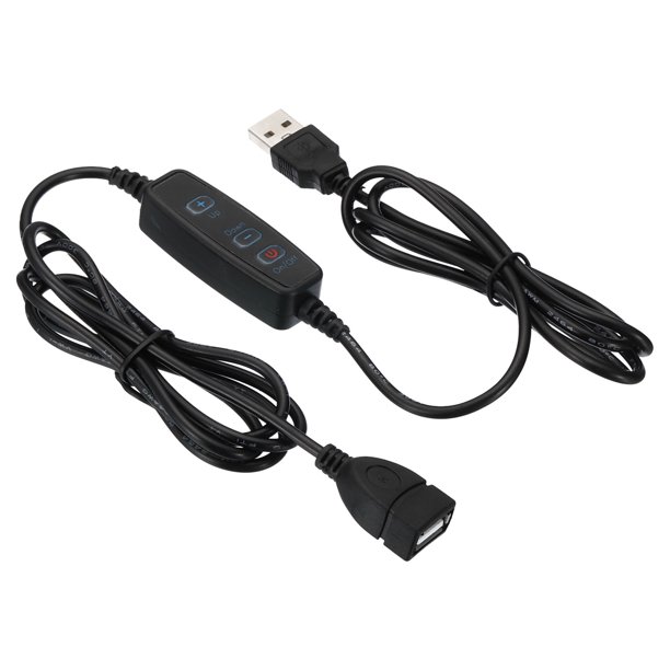 Uxcell LED Strip Dimmer Switch with 3 Button USB Female to Male ...