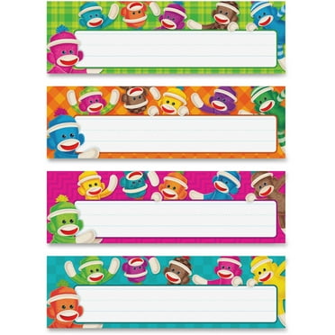 Carson Dellosa Eric Carle Dots Name Plates (36 desk nameplates ...