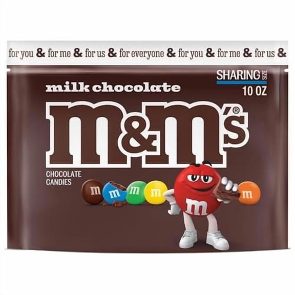 M&M S Milk Chocolate Candy Sharing Size (Pack of 3) - Walmart.com