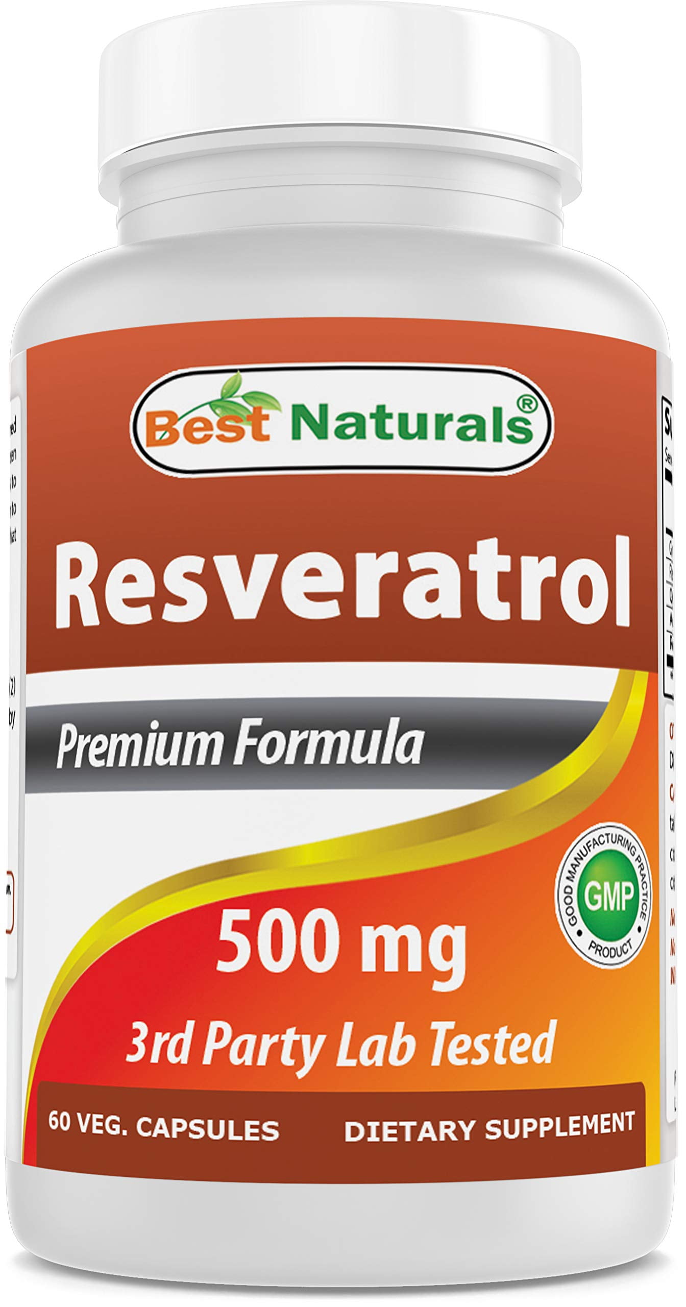 Resveratrol Naturals 500 mg 60 Cápsulas Best Naturals | Walmart en línea