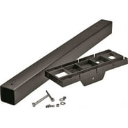 Gibraltar Mailboxes Parsons Medium, Plastic, Post Mount Mailbox, Black ...