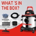 Shop-Vac 4 Gallon 2.5 Peak HP Stainless Steel Wet Dry Vacuum - Walmart.com