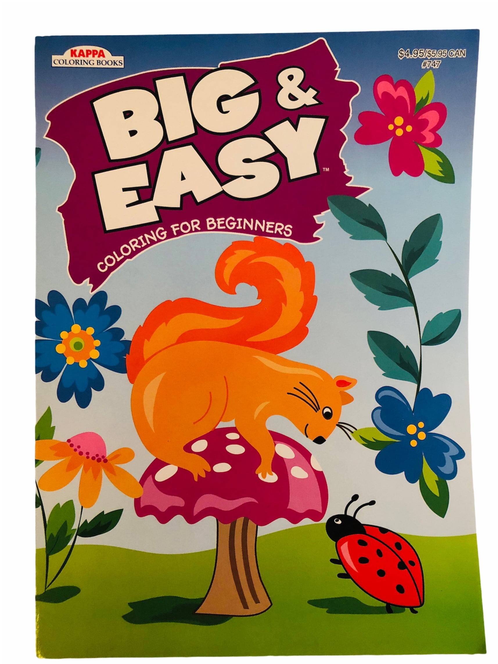 Big & Easy Coloring, Coloring For Beginnings - Walmart.com