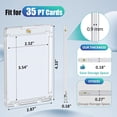 35PT Magnetic Card Holder, 25ct Upgraded One Touch Holders with U-V ...