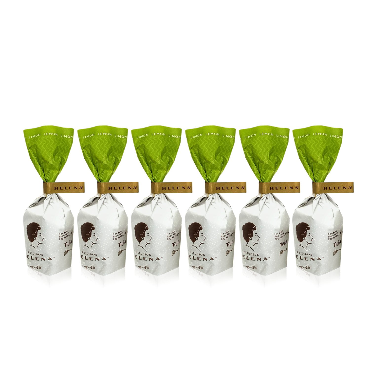 Helena 6 Tejas Limon Peruanas | Peruvian Lemon Tejas 6 Pack Box ...