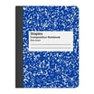 Staples Composition Notebook 7.5" x 9.75" Graph Ruled 80 Sheets Blue ...