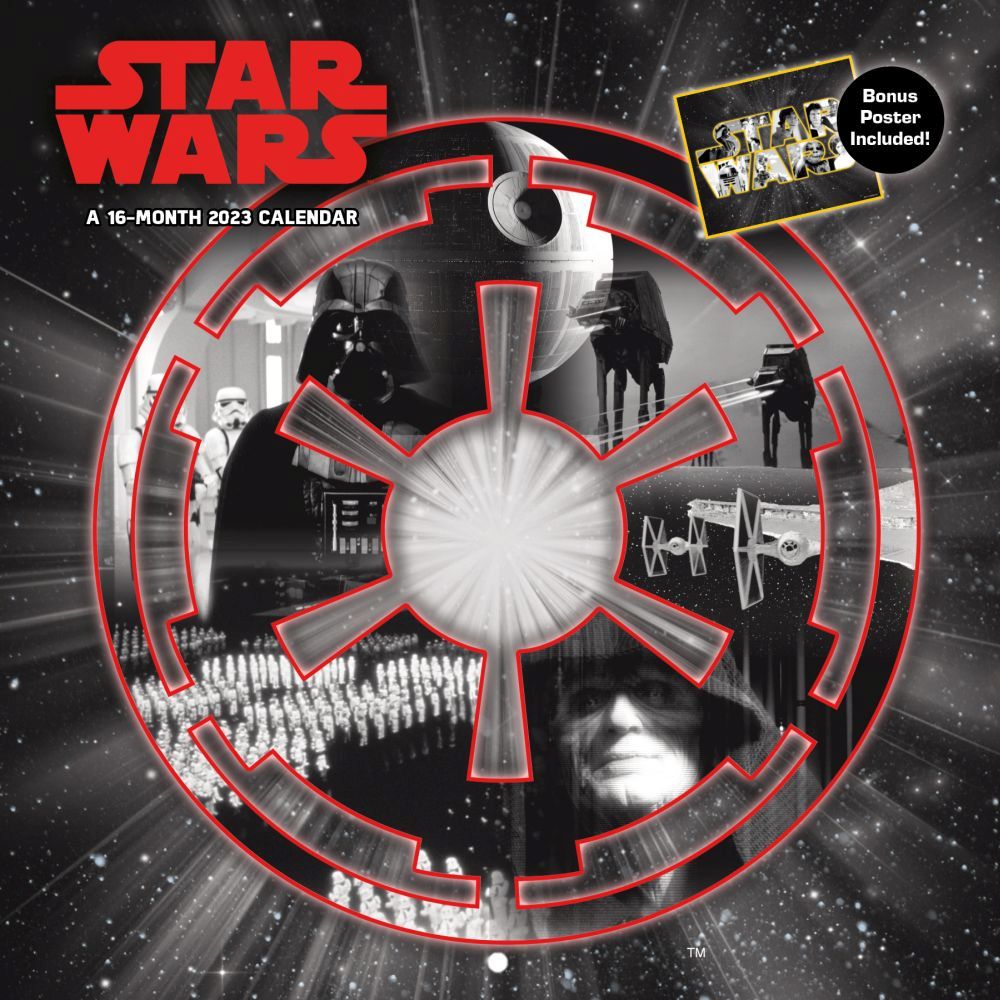 Trends International, Star Wars Exclusive wPrint 2023 Wall Calendar ...