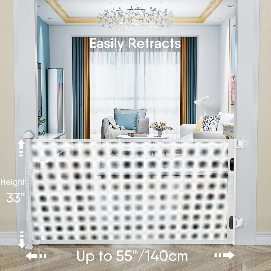 Click here for Babybond Retractable Baby Gates  Punch-Free Instal... prices