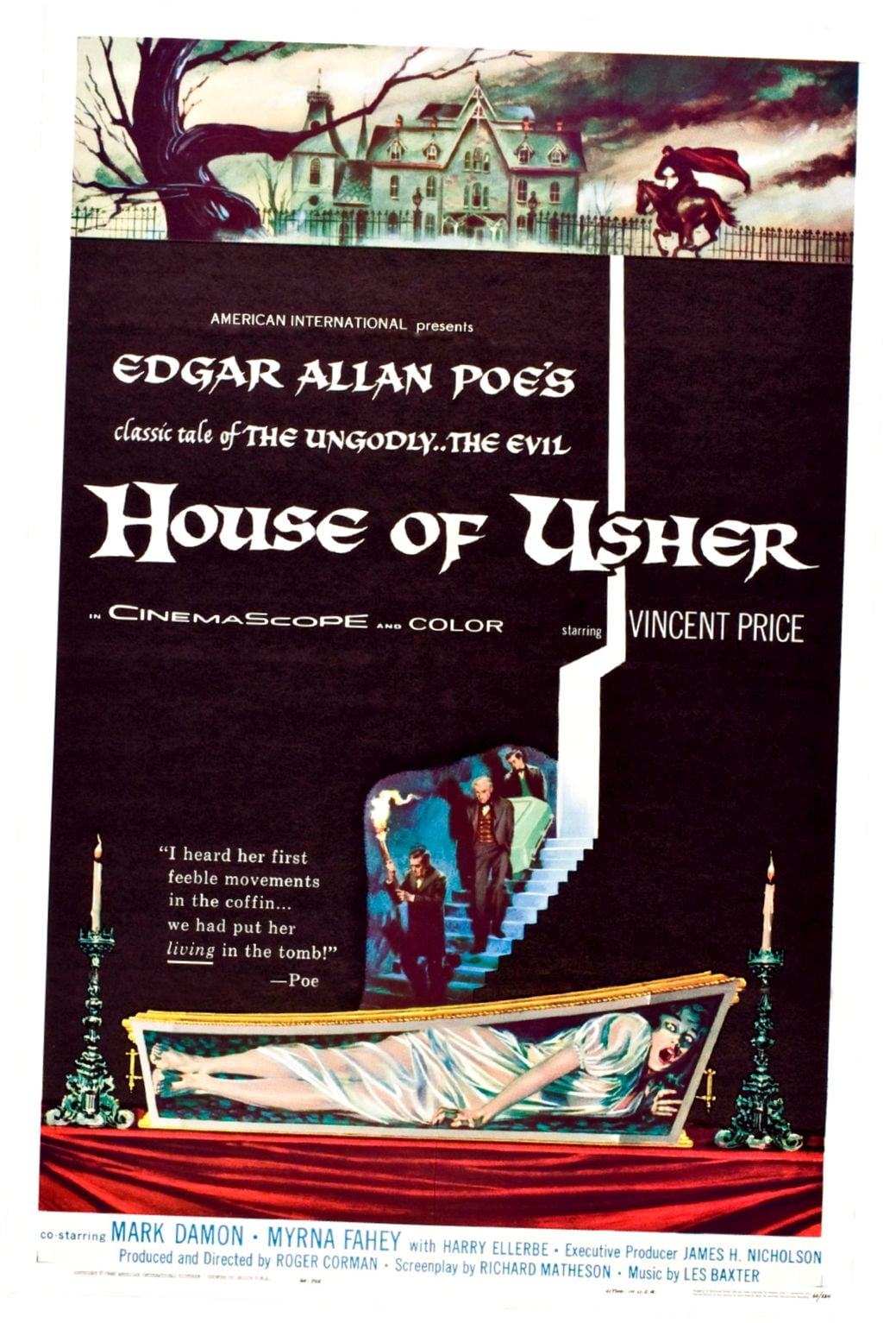 Best Posters House Of Usher Movie Poster 11Inx17In Mini Poster 11x17 ...