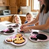 Amscan Minnie Mouse Shaped Paper Plates – 9 Inch, 24 Count - Walmart.com
