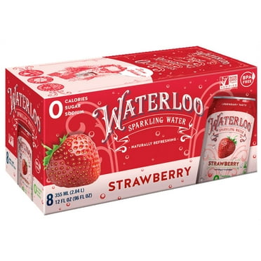 Waterloo Sparkling Water, Peach, 12 fl oz, 24 Pack Cans - Walmart.com