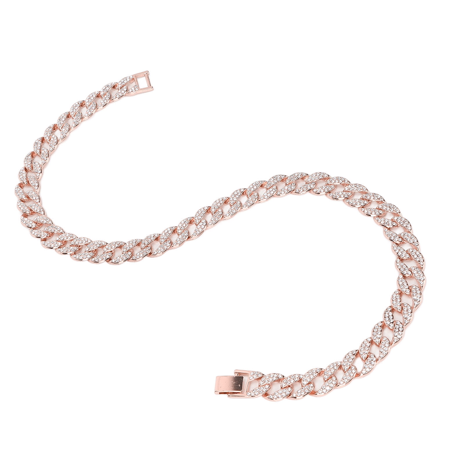 Collar Bling Bling,Collar cubano Collar Bling Bling Cadena con cierre ...