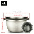Aluminum Rice Cooker Inner Container Replacement Nonstick Cooking Pot ...
