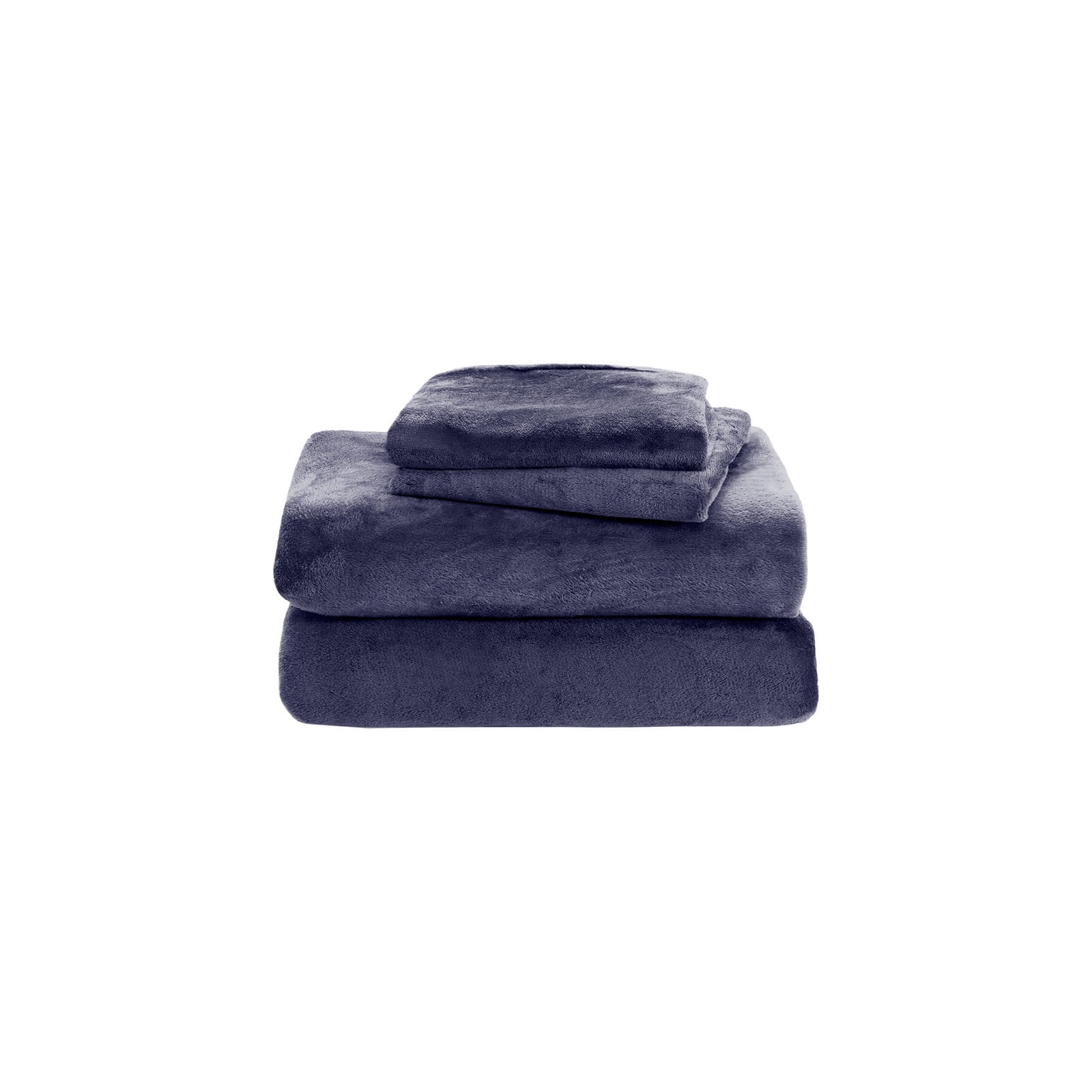Maplenight Premium Soft Velvet Flannel Twin Sheet Set of 2 - Flat Sheet ...