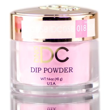DND DC Pinks DIP POWDER for Nails 1.6oz, 45g, Daisy Dipping (with bonus side Glitter) Made in ...