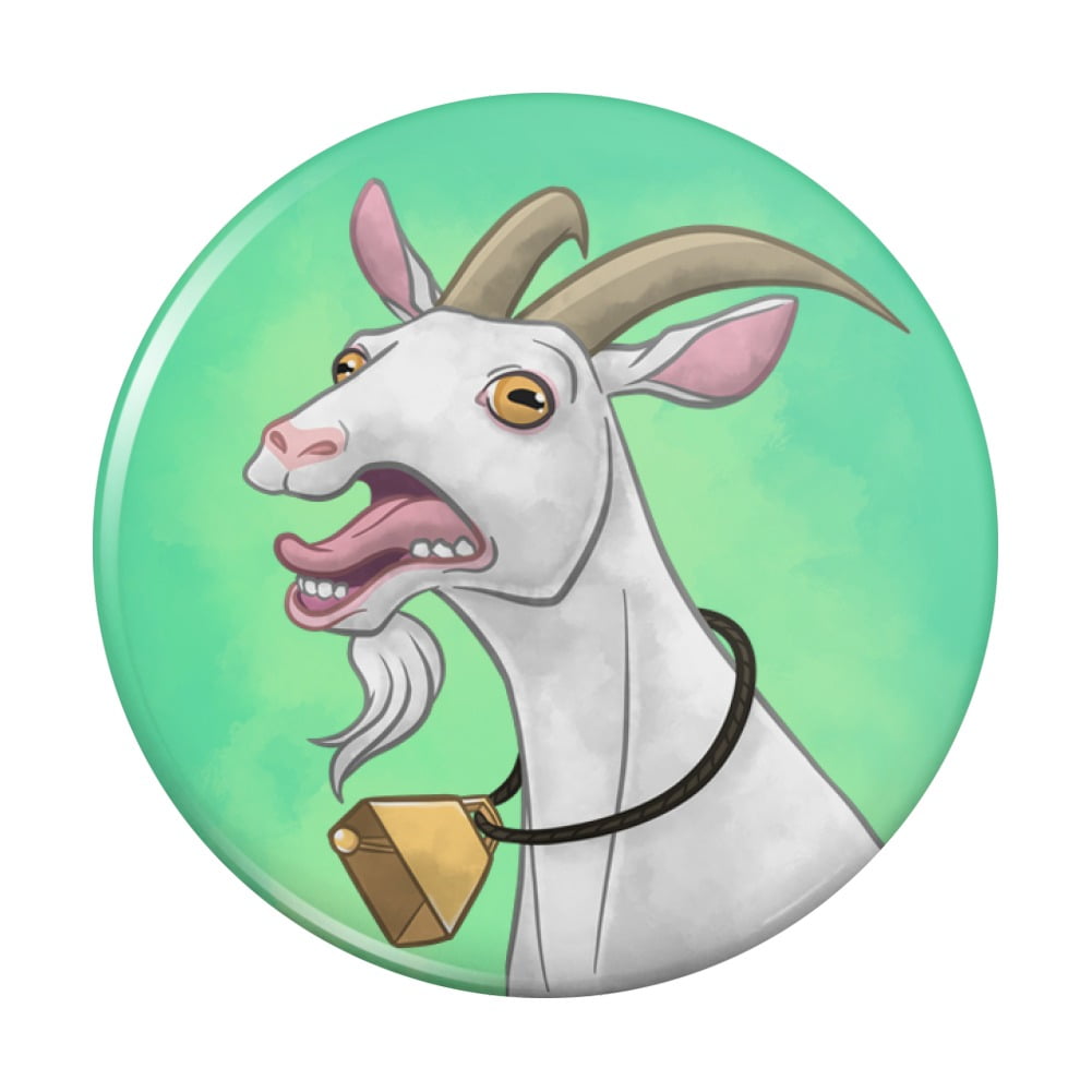 Screaming Goat Kitchen Refrigerator Locker Button Magnet - Walmart.com