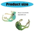 2Pcs Unique Tree Frogs Shaped Rings High Polish Open Rings Adjustable ...