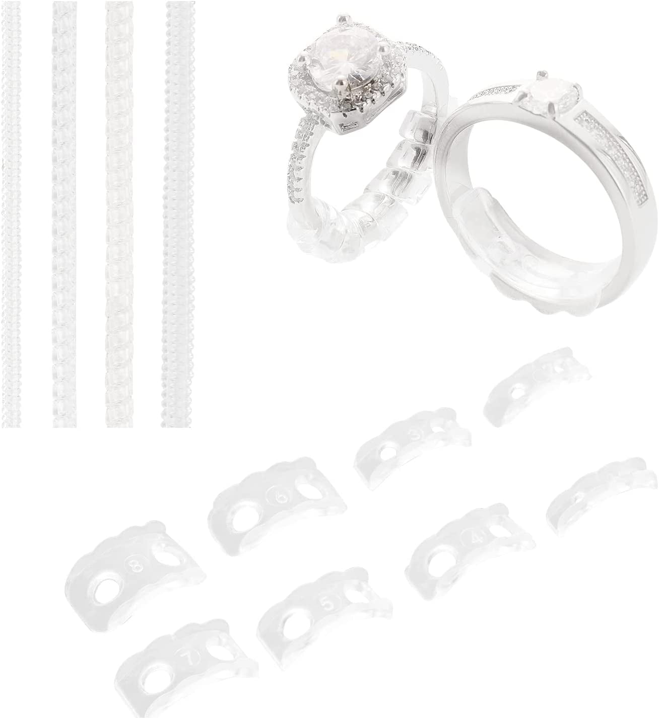 Invisible Ring Size Adjuster Ring Guard Ring Sizer for Loose Rings ...