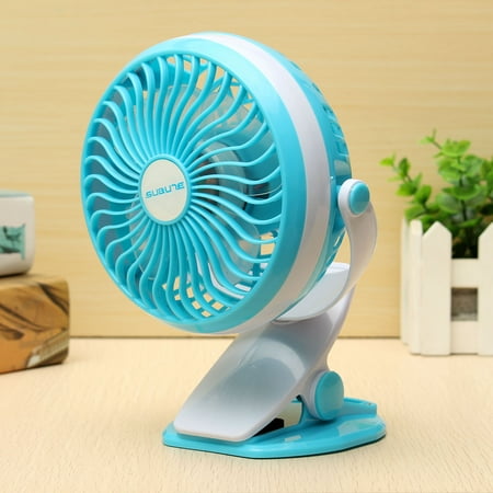 USB Portable Mini Fan Clip Style Fan With Rechargeable Lithium Battery ...