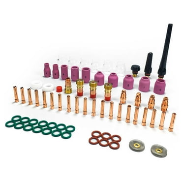 23PCS TIG Stubby Gas Lens TIG Collet 12Pyrex Cup TIG Gas Lens Alumina ...