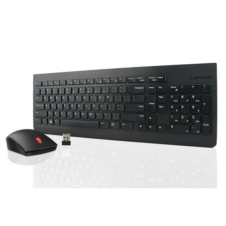 Lenovo Essential Wireless Combo Keyboard & Mouse (French Canadian 058 ...