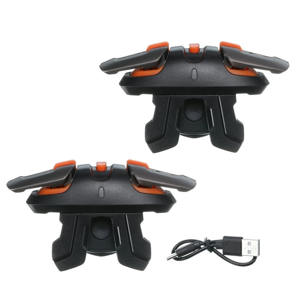 Gaming Trigger Mobile Game Controller 1 Pair G6 Six-Finger Linkage ...